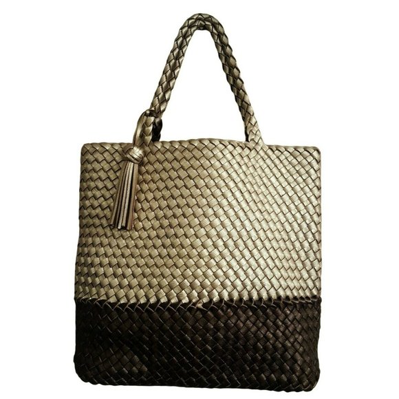 Cache | Bags | Nwot Cache 2 Purses Large Purse Metallic Browns And ...